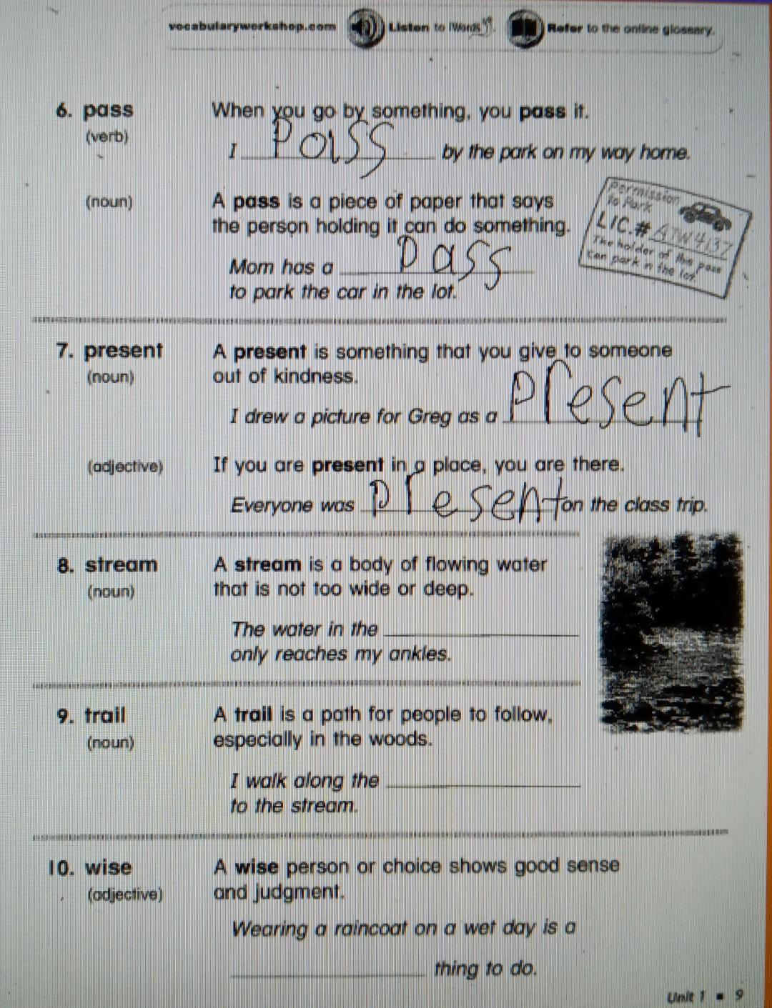 When you go by something, you pass it. 6. pass (verb) | Chegg.com