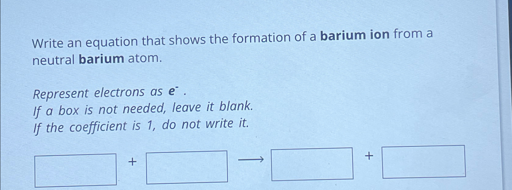 Solved Write an equation that shows the formation of a | Chegg.com