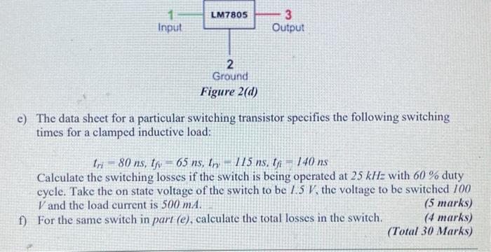 Solved a) The datasheet for a 7812 regulator is shown in | Chegg.com