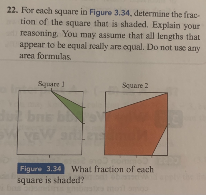 Solved 22. For each square in Figure 3.34, determine the | Chegg.com