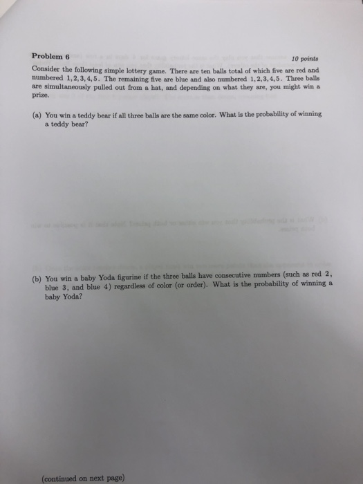 Solved Problem 6 10 points Consider the following simple | Chegg.com