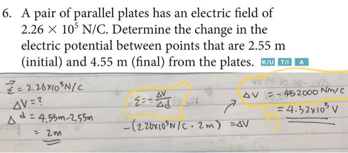Solved In electric potential ,fields and energy, theres this | Chegg.com
