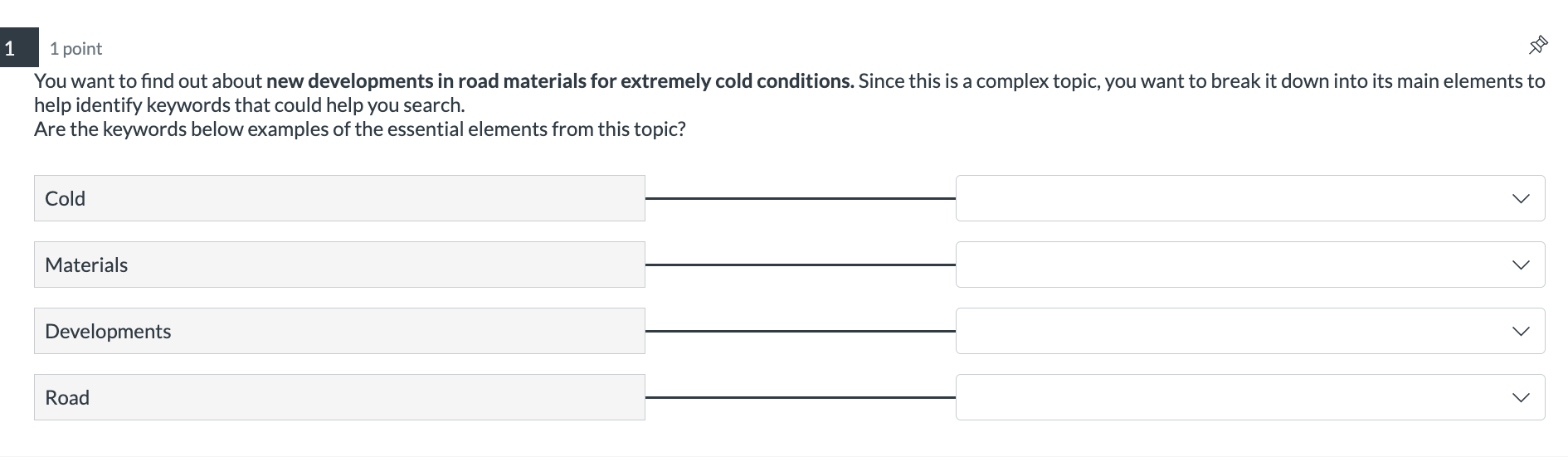 Solved 1 ﻿pointYou want to find out about new developments | Chegg.com