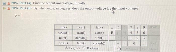 Solved (13\%) Problem 3: An RC low-pass filter is shown in | Chegg.com