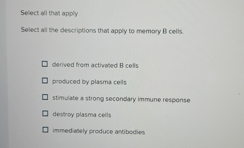 Solved Select all that applySelect all the descriptions that | Chegg.com