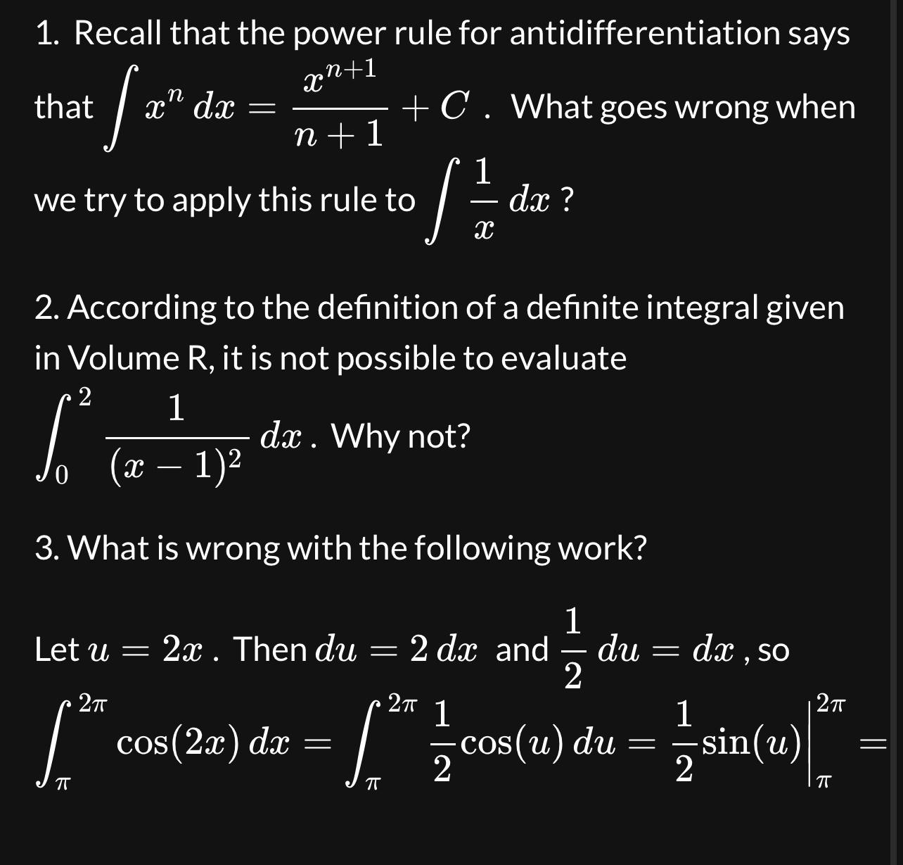 Solved Recall that the power rule for antidifferentiation | Chegg.com
