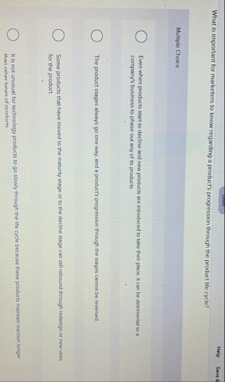 Solved sानातHelpWhat is important for marketers to know | Chegg.com