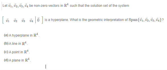 Solved Let vec(v)1,vec(v)2,vec(v)3,vec(v)4 ﻿be non-zero | Chegg.com