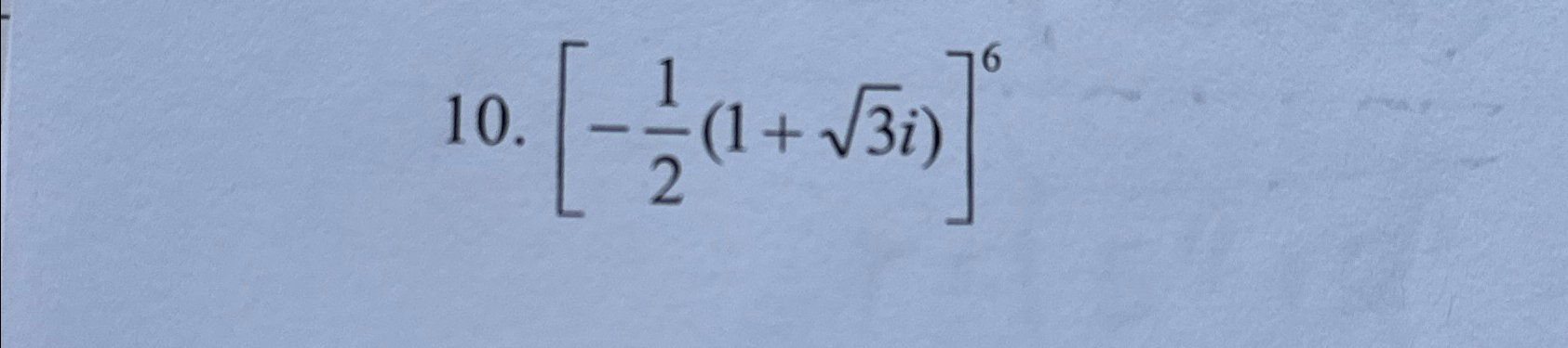 Solved [-12(1+32i)]6 ﻿Use demoivre's theorem to find the | Chegg.com