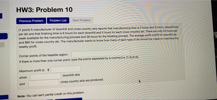 Solved HW3: Problem 10 Previous Problem Problem List Next | Chegg.com Solved HW3: Problem 10 Previous Problem Problem List Next | Chegg.com
