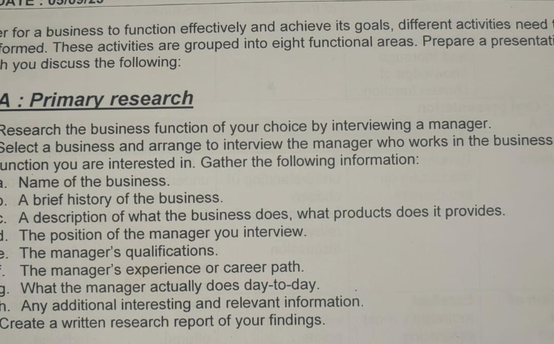 Solved If for a business to function effectively and achieve | Chegg.com