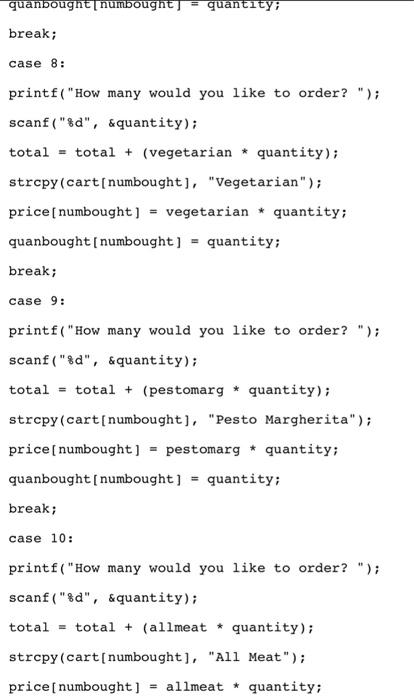 Solved create a flowchart with the following codes: | Chegg.com