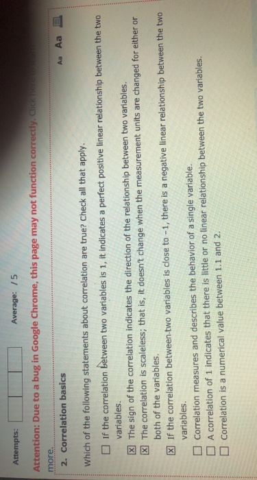 Solved Attempts: Average: 75 Attention: Due to a bug in | Chegg.com