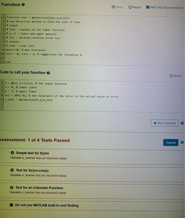 Solved Bisection Method for Root Finding In your book, you | Chegg.com