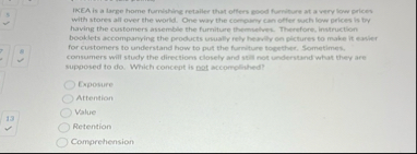 Solved IREA is a large home furnishing retailer that offers | Chegg.com