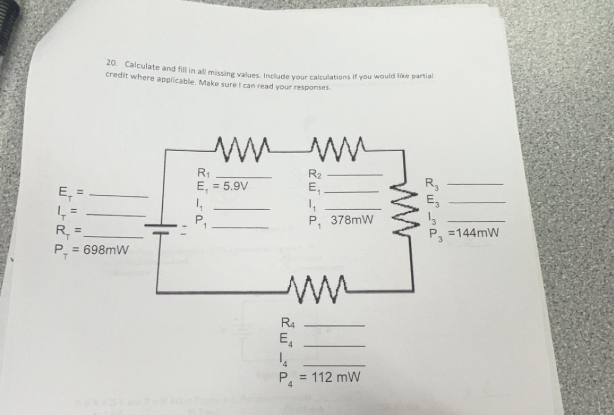 Solved Calculate and fill in all missing values. Include | Chegg.com