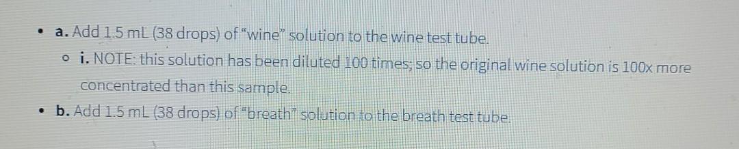 Solved The concentration of a diluted "wine" sample was | Chegg.com