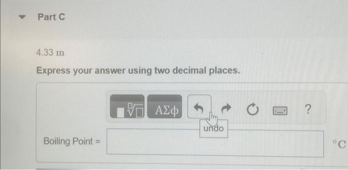 Solved calculate the boiling point of a water solution of | Chegg.com