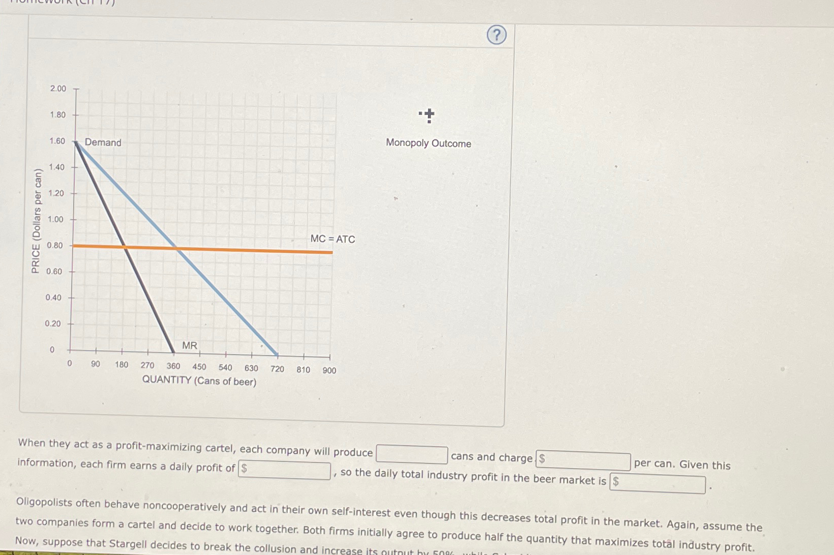 Solved When they act as a profit-maximizing cartel, each | Chegg.com