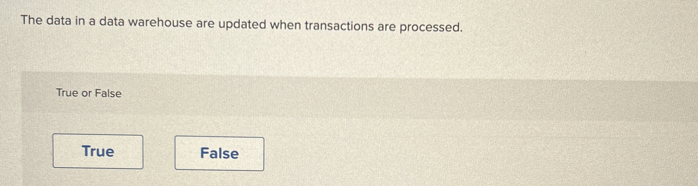 Solved The data in a data warehouse are updated when | Chegg.com