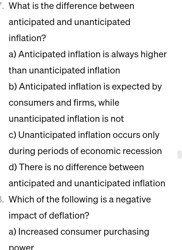 Solved Economics, :What is the difference between | Chegg.com