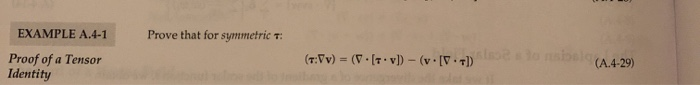 Solved An identity involving a tensor If the tensor is not | Chegg.com