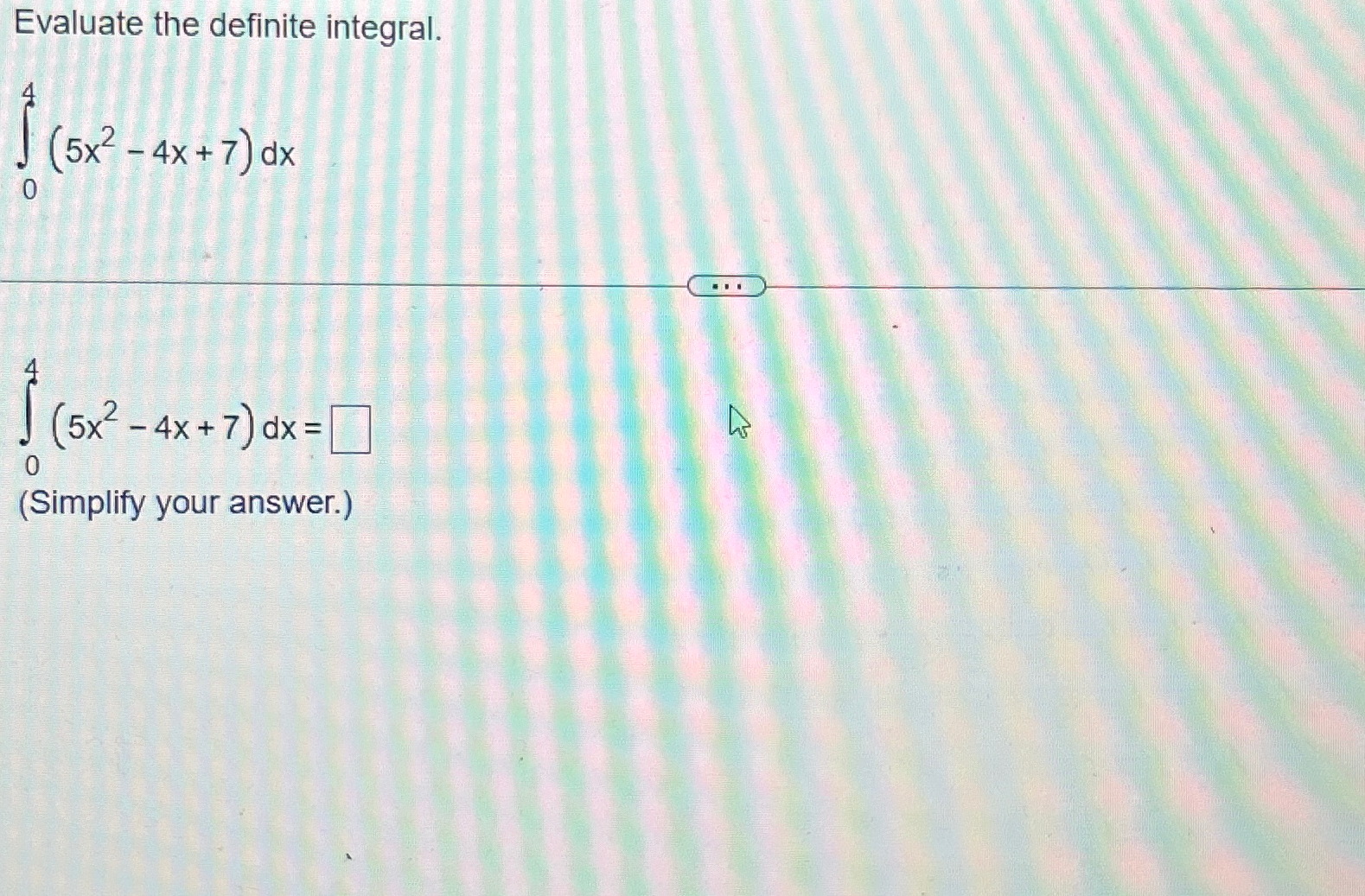 Solved Evaluate the definite | Chegg.com