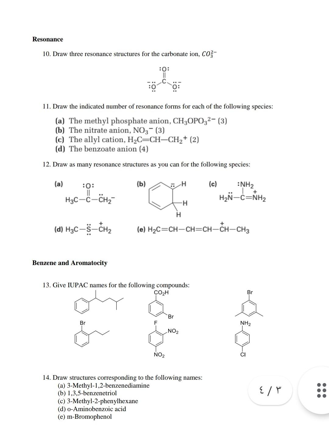 Solved Hybridization and structural formula 1. Use the four | Chegg.com