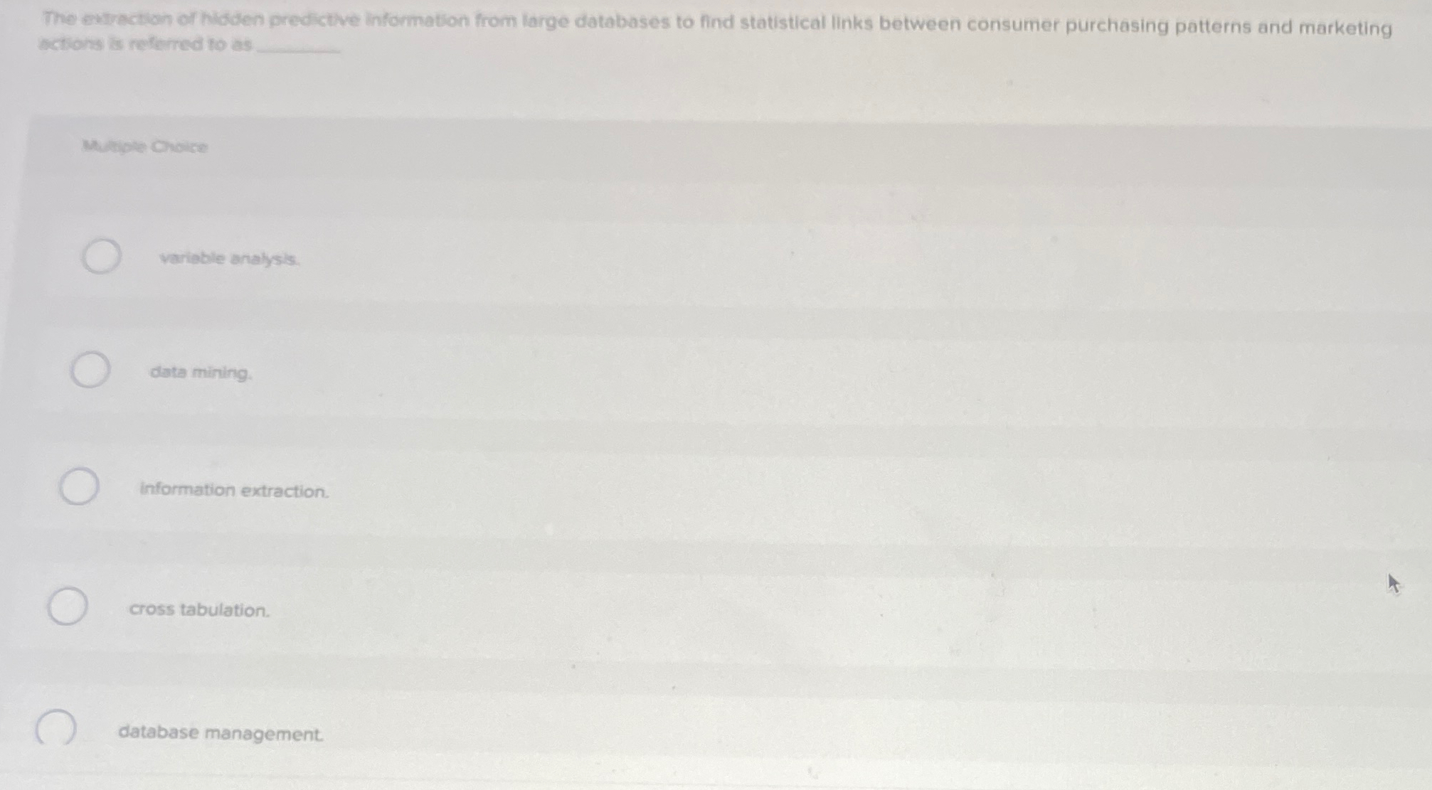 Solved The evtraction of hidden predictive information from | Chegg.com