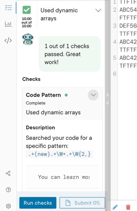 Solved \[ \begin{array}{l|lll} \vdots: 三 & 1 & \text { | Chegg.com