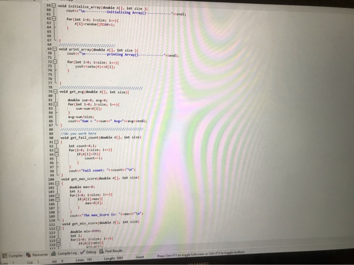 Solved Project Classes Debug (HW. Part1.cpp 1/Students | Chegg.com