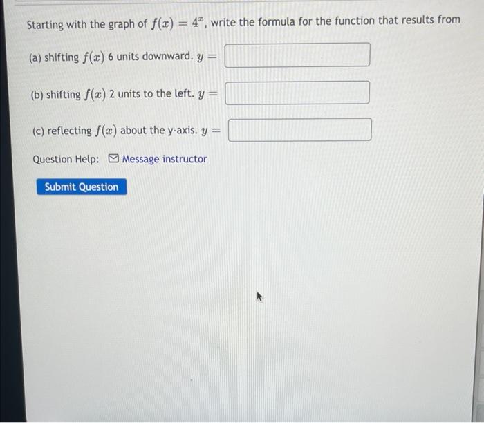 Solved Given f(x)=x2, after performing the following | Chegg.com