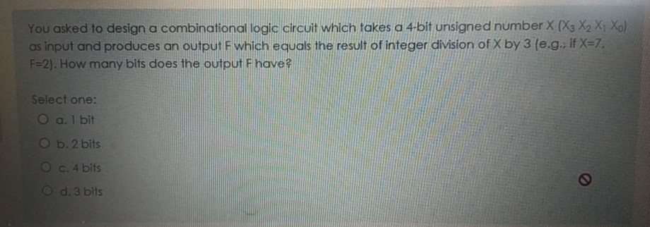 Solved You asked to design a combinational logic circuit | Chegg.com