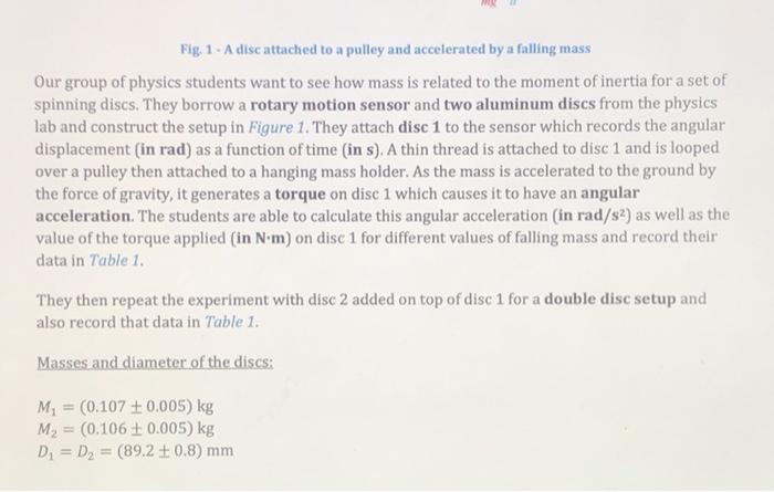 Solved Calculation 1a: (3 pts) Using the measured masses and | Chegg.com