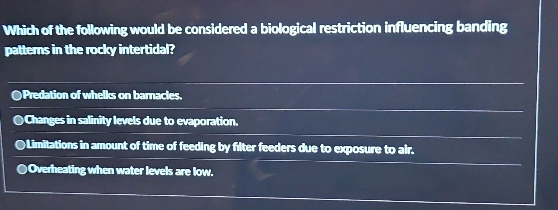 Solved Which of the following would be considered a | Chegg.com