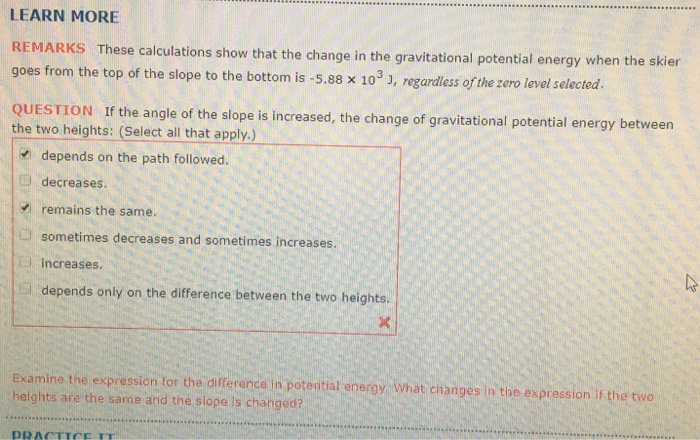 Solved LEARN MORE REMARKS These calculations show that the | Chegg.com