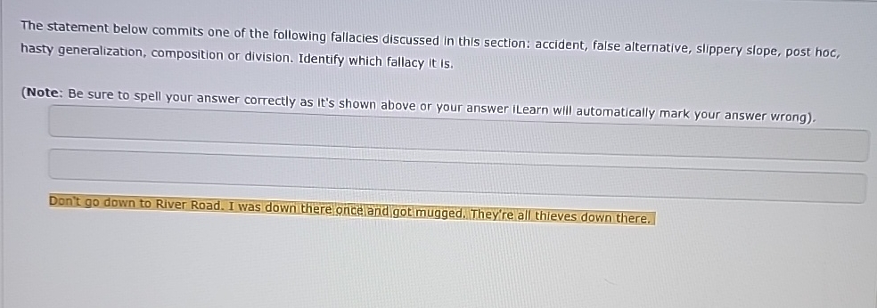 Solved The statement below commits one of the following | Chegg.com