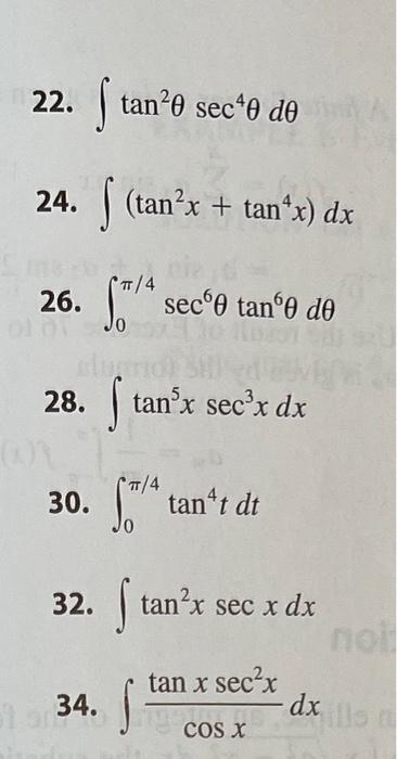 Solved only need 22,28, 34 done. please show work, thank | Chegg.com