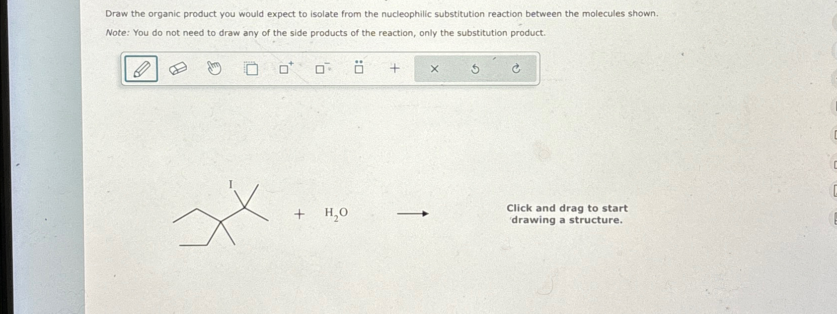 Solved Draw the organic product you would expect to isolate | Chegg.com