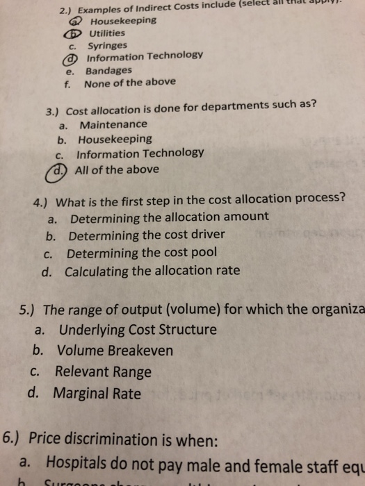 Solved 5.1 Assume that the managers of Fort Winston Hospital | Chegg.com