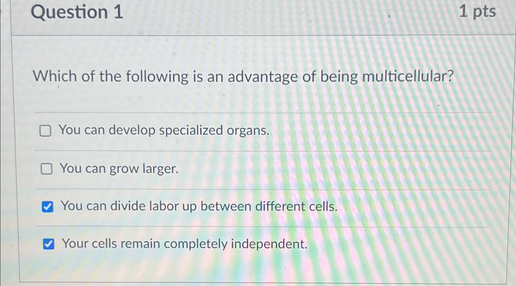 Solved Question 11 ﻿ptsWhich of the following is an | Chegg.com