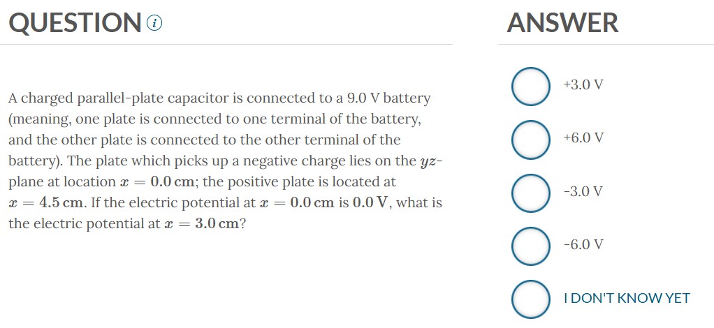 Solved QUESTION (i)A charged parallel-plate capacitor is | Chegg.com