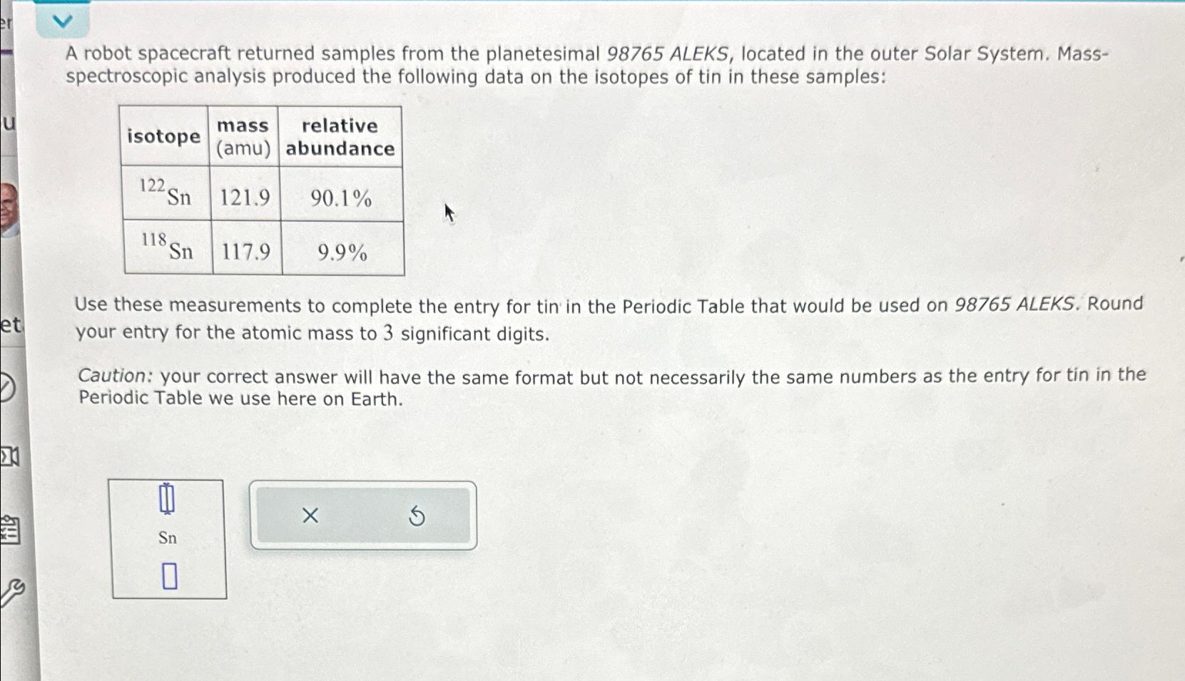 Solved A robot spacecraft returned samples from the | Chegg.com