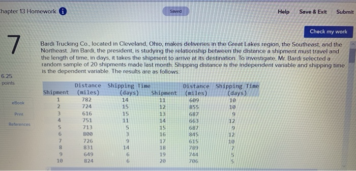 Solved Chapter 13 Homework i Saved Help Save & Exit Submit | Chegg.com