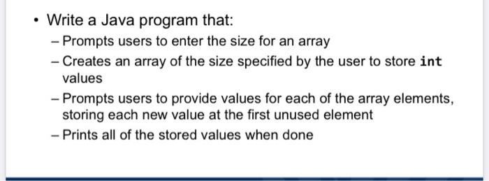 Solved Write a Java program that: - Prompts users to enter | Chegg.com