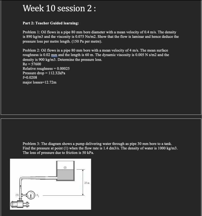 Solved Week 10 session 2 : Part 2: Teacher Guided learning: | Chegg.com