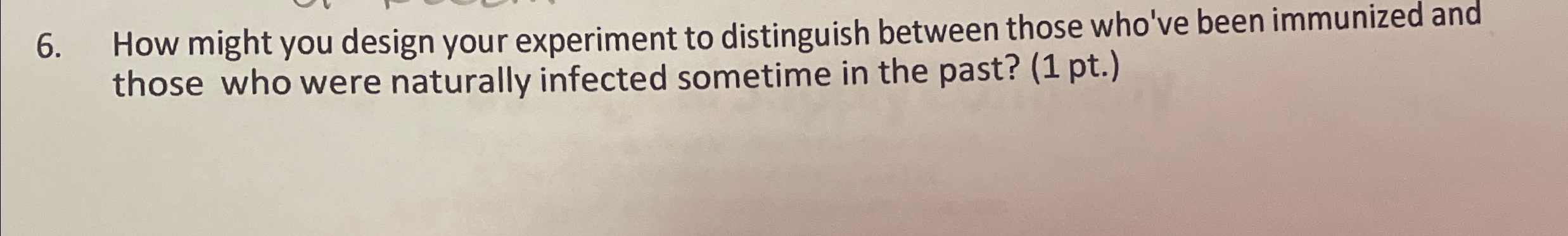 Solved How might you design your experiment to distinguish | Chegg.com