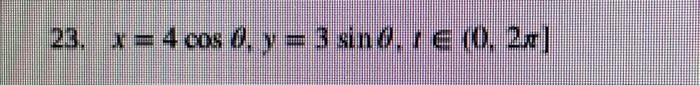 Solved For the following exercises, convert the parametric | Chegg.com