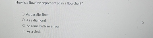 Solved How is a flowline represented in a flowchart?As | Chegg.com