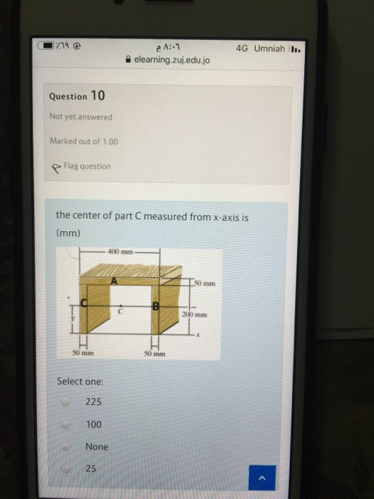 Solved 1779 4G Umniah In. 21:27 elearning.zuj.edu.jo | Chegg.com